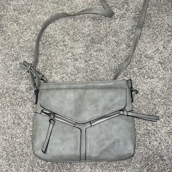 American Eagle By Payless | Bags | American Eagle Grey Worn Leather ...
